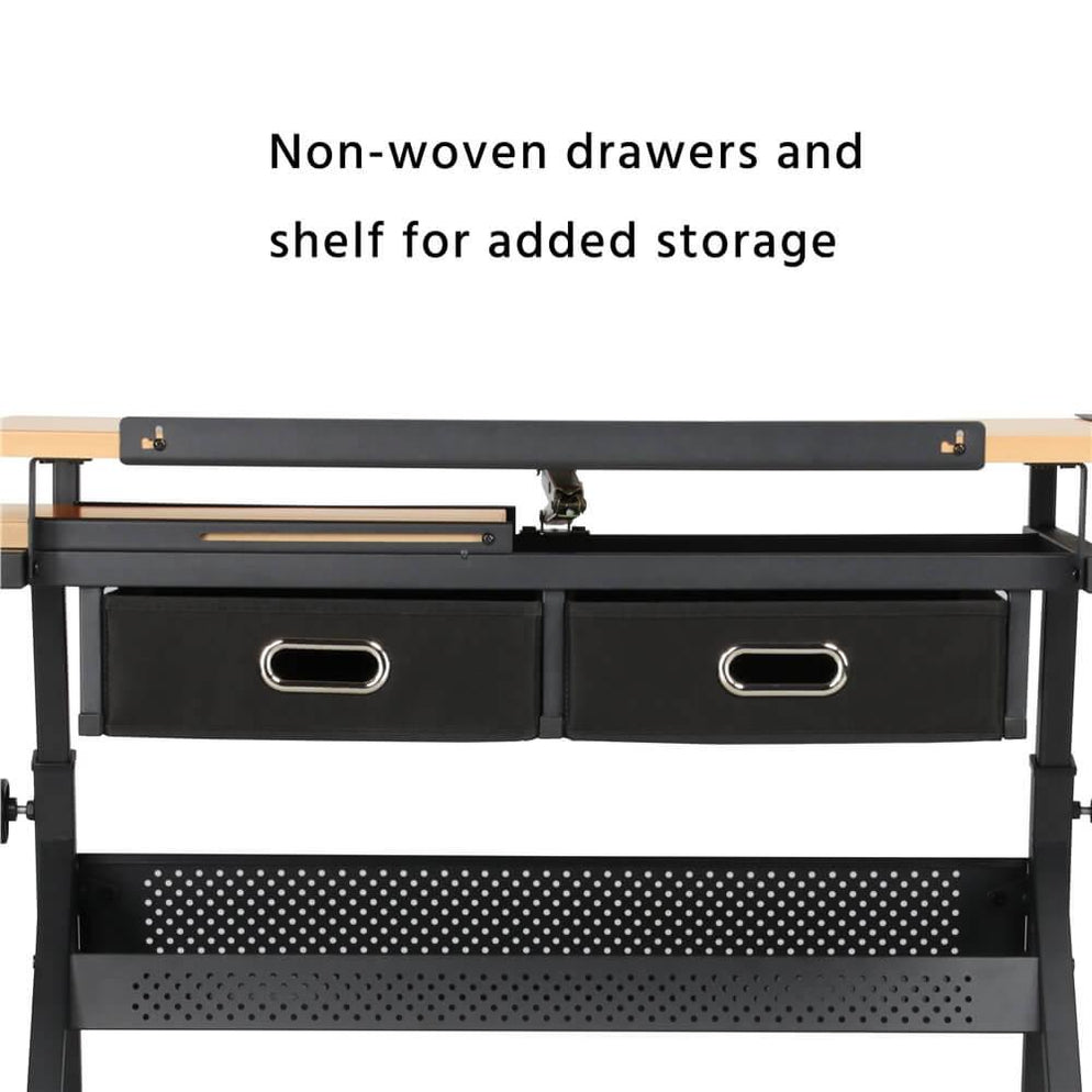 Yaheetech Height Adjustable Drawing Table Desk Work Station — yaheetech ...