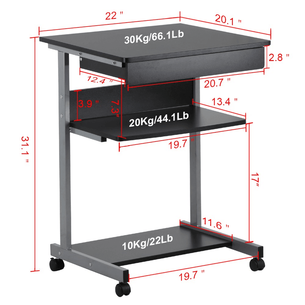 Yaheetech Laptop Desk Table