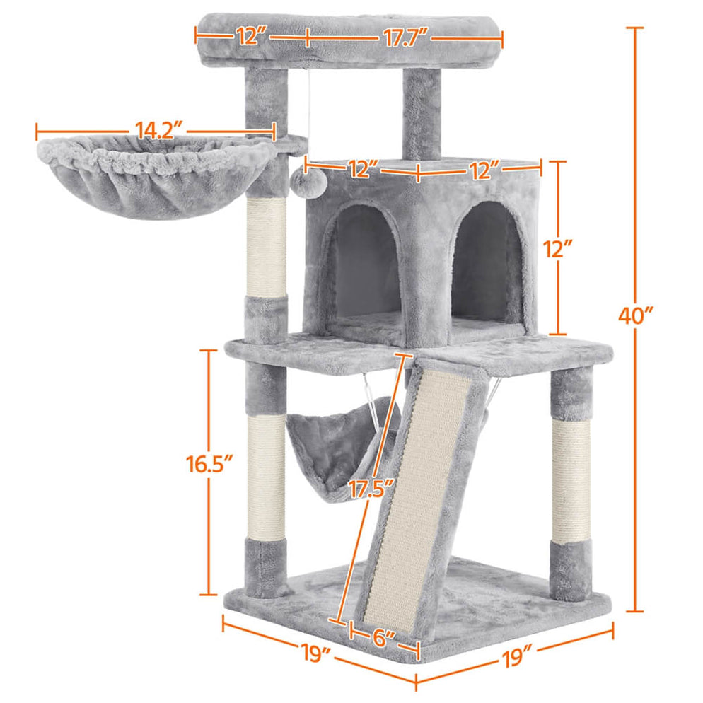 Yaheetech Cat Tree 40-Inch — yaheetech.shop