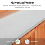 Yaheetech Outdoor Garden Patio Wooden Storage Cabinet — yaheetech.shop